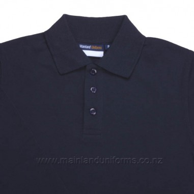 Plain Navy L/S Polo